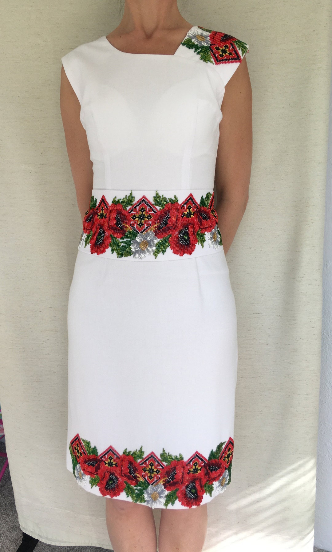 Women's Beaded Dress - Etsy
