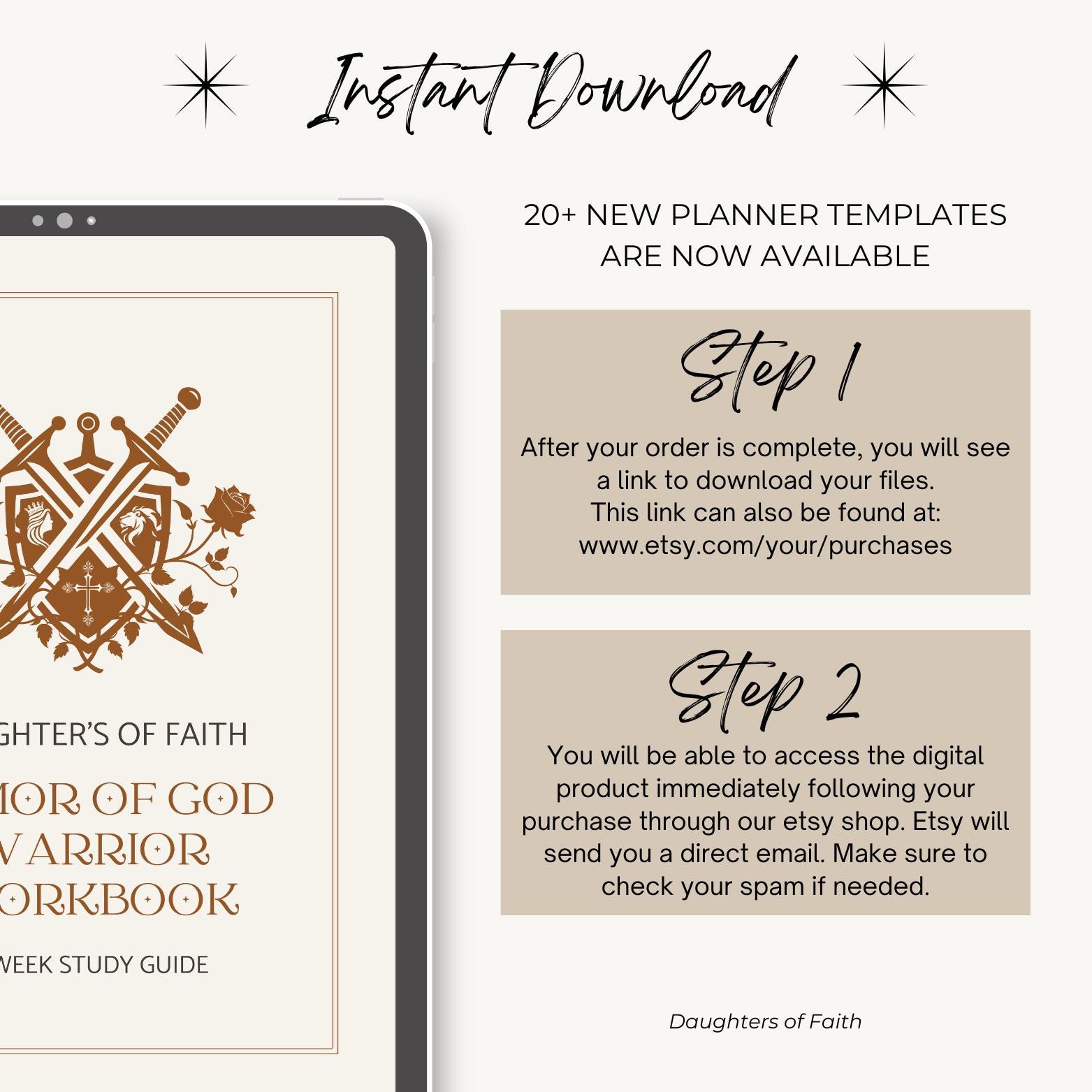 Armor of God Bible Study Workbook | Christian Women’s Bible Study | 7 ...