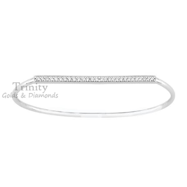 Diamond Bangle - Etsy