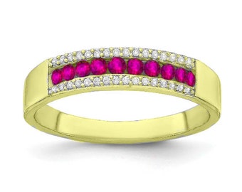 Ruby Ring Anniversary - Etsy