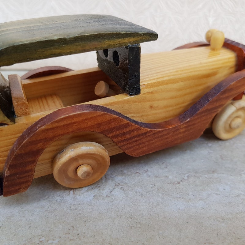 Handmade Wooden Model Car - Etsy