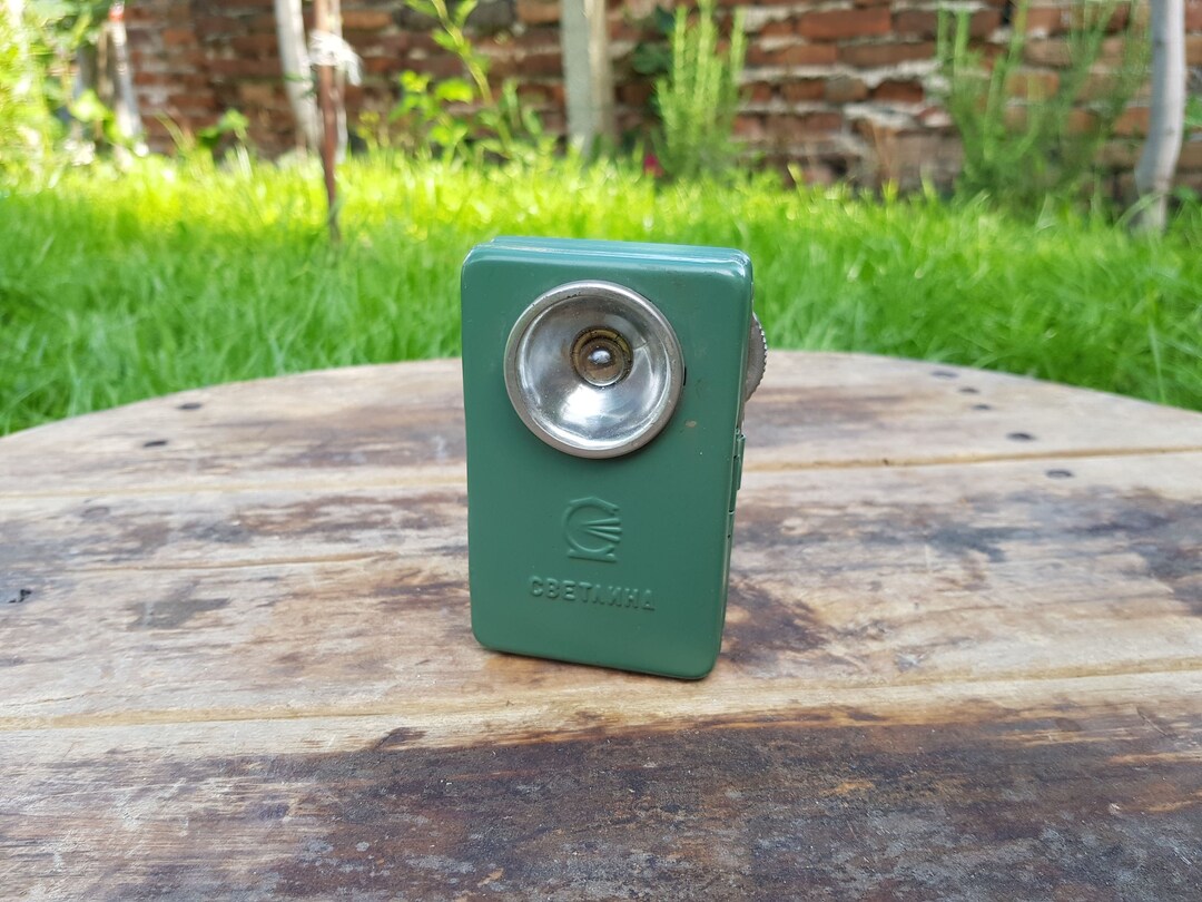 Vintage Railroad Flashlight, Metal Pocket Torch, Hand Signal Flashlight ...