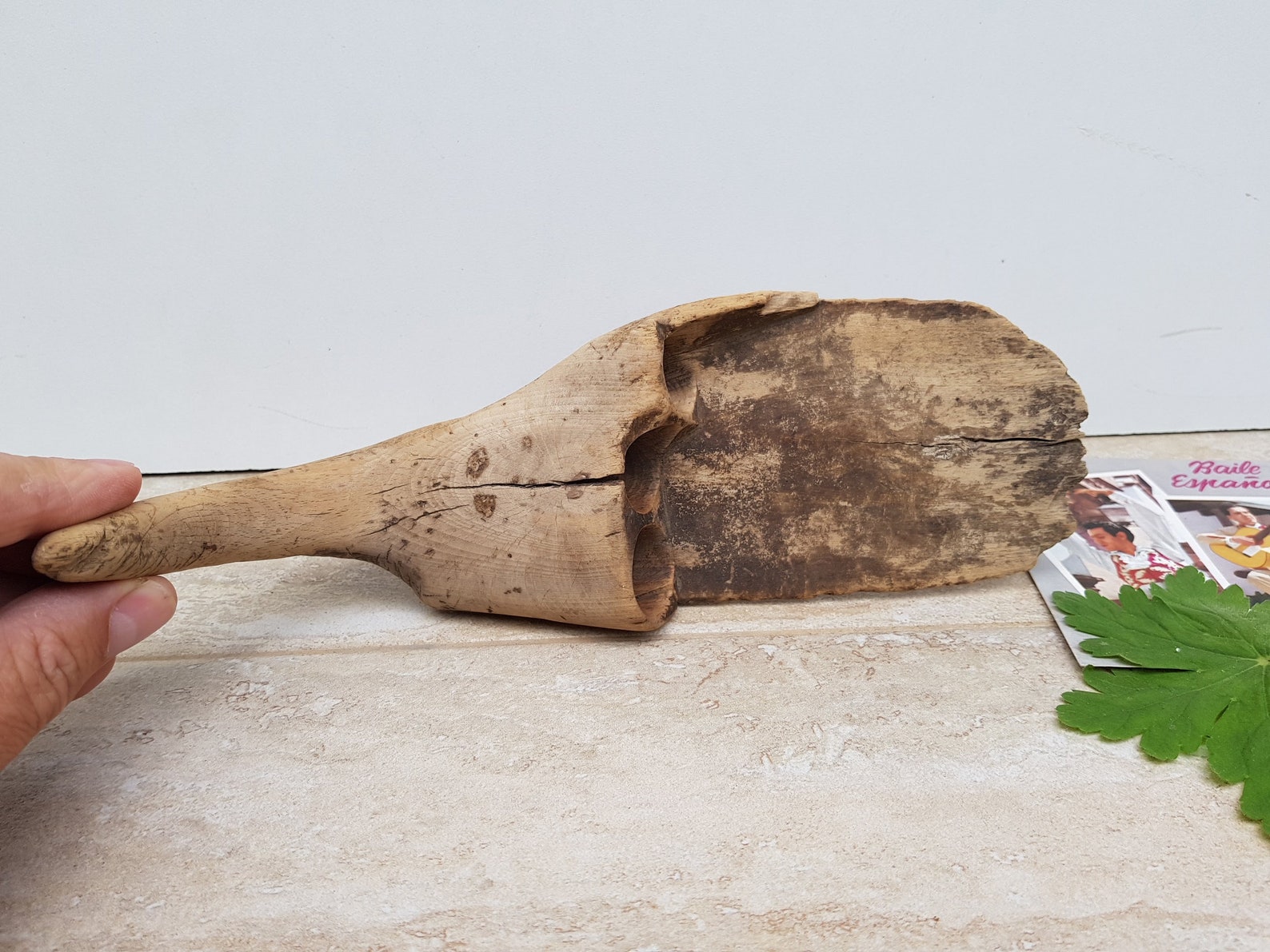 Antique 19th Century Primitive Farm Tool, Wooden Harvest Tool Swap Hook ...