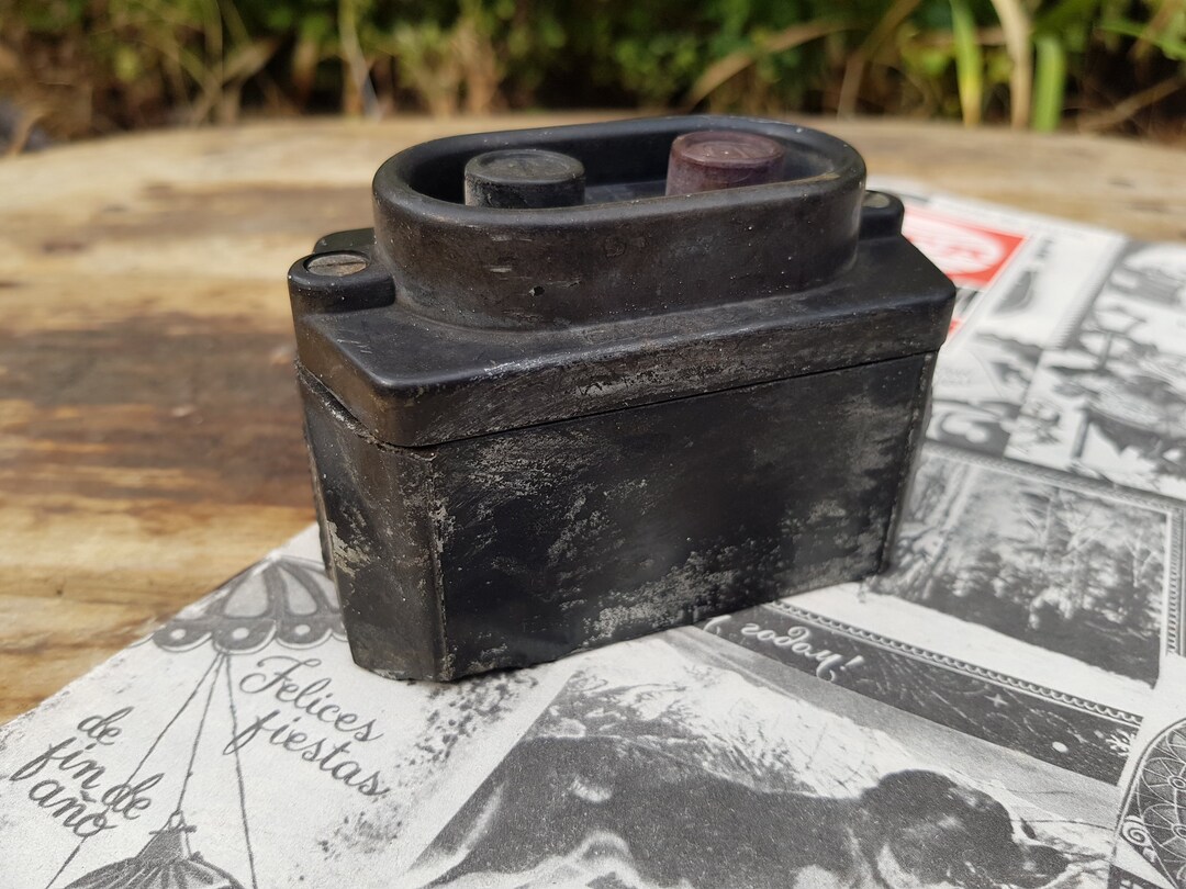 Vintage Industrial Bakelite Start and Stop Push Buttons, Start Stop ...