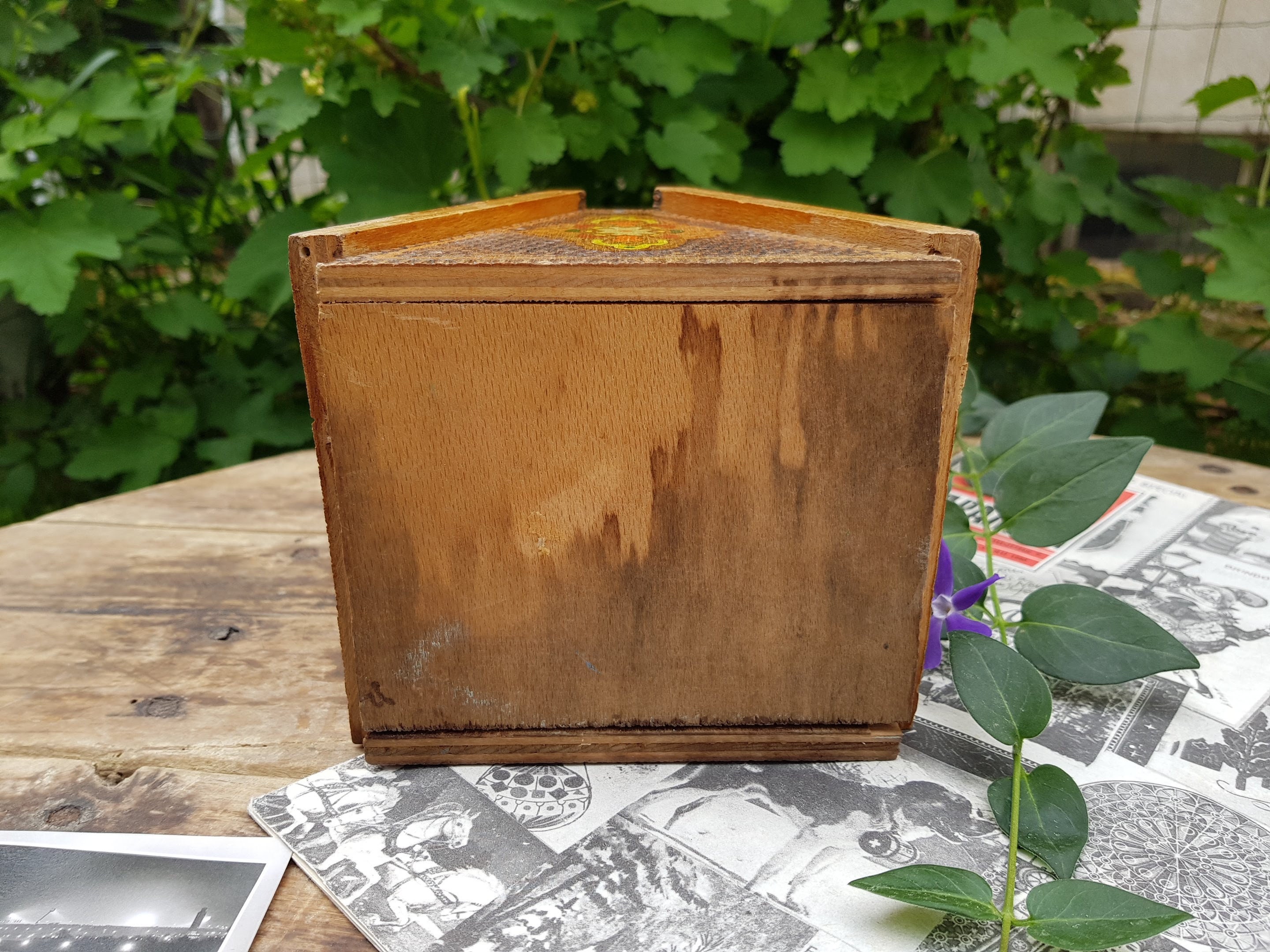 Vintage Cigarette Box, Handmade Box With Lid, Colourful Cigarette Box ...