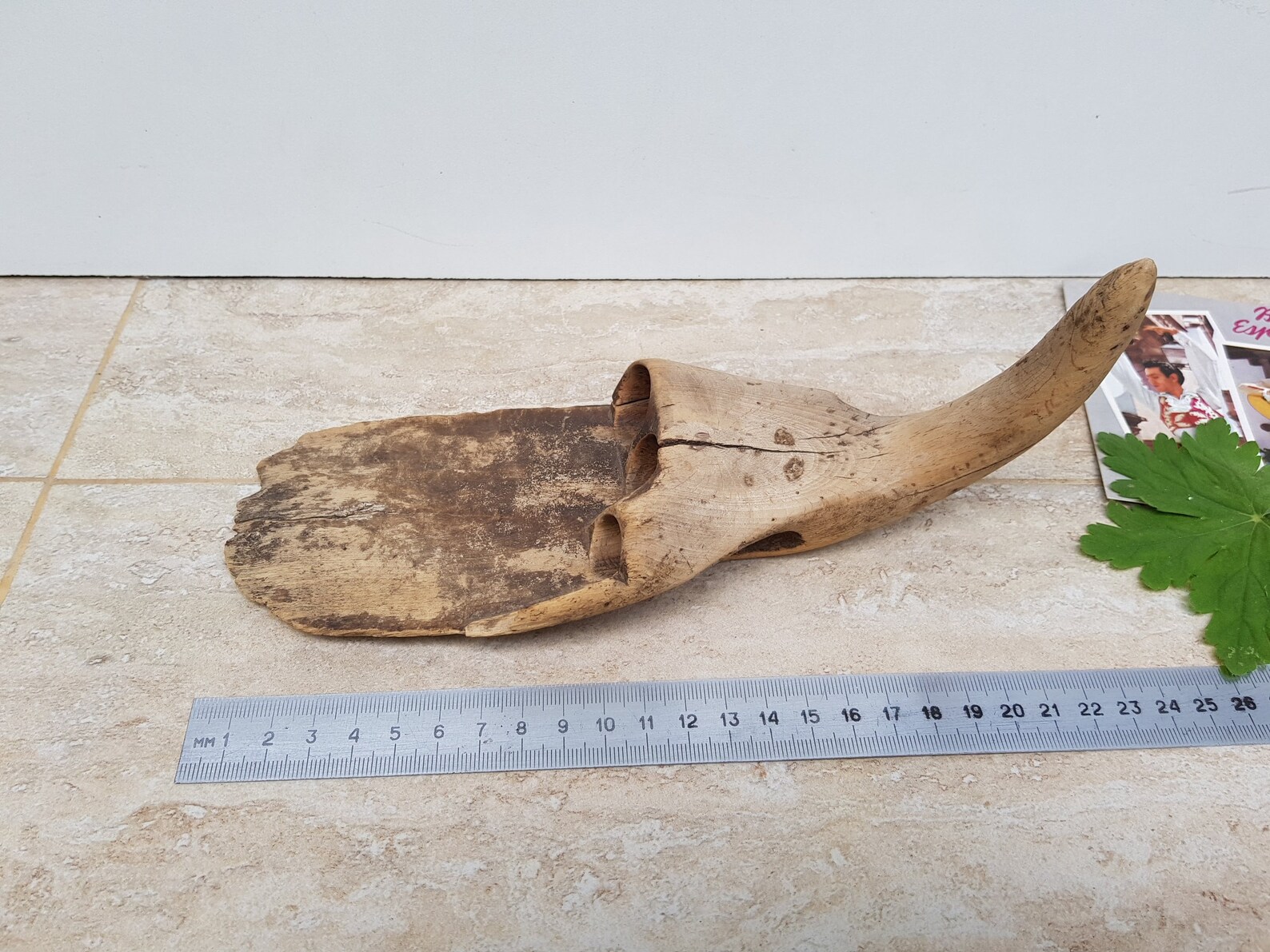 Antique 19th Century Primitive Farm Tool, Wooden Harvest Tool Swap Hook ...