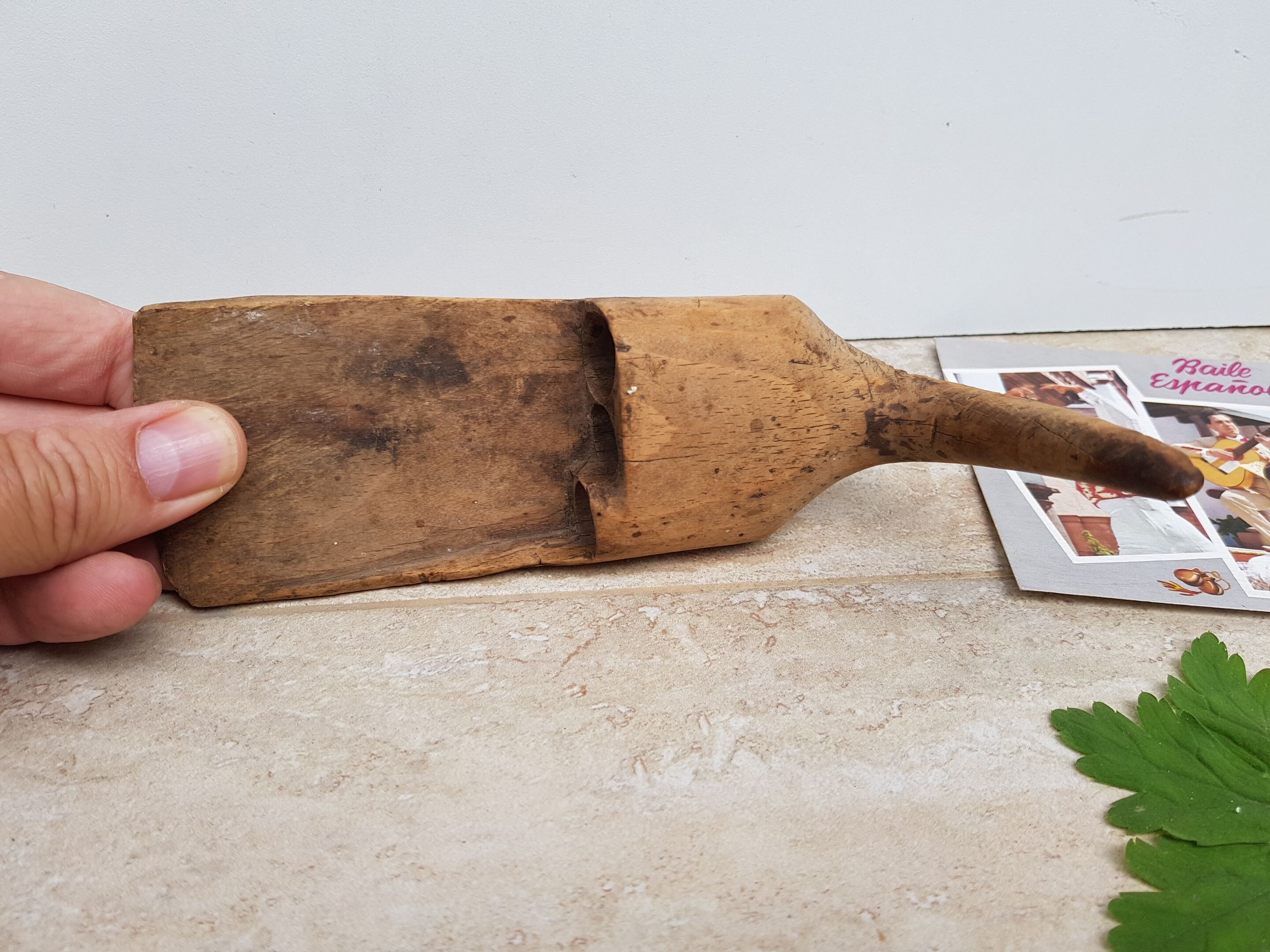 Antique 19th Century Primitive Farm Tool, Wooden Harvest Tool Swap Hook ...