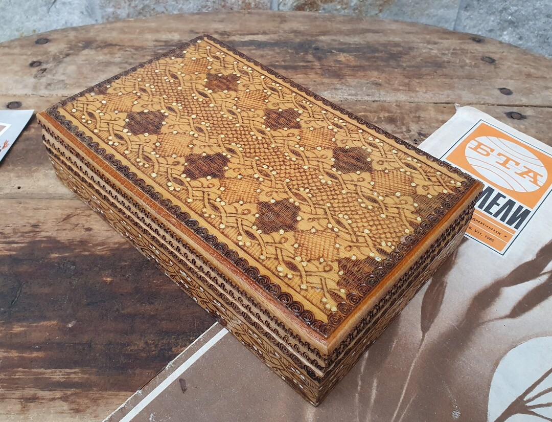 Unique Cigarette Box, Handmade Box With Lid, Colourful Cigarette Box ...