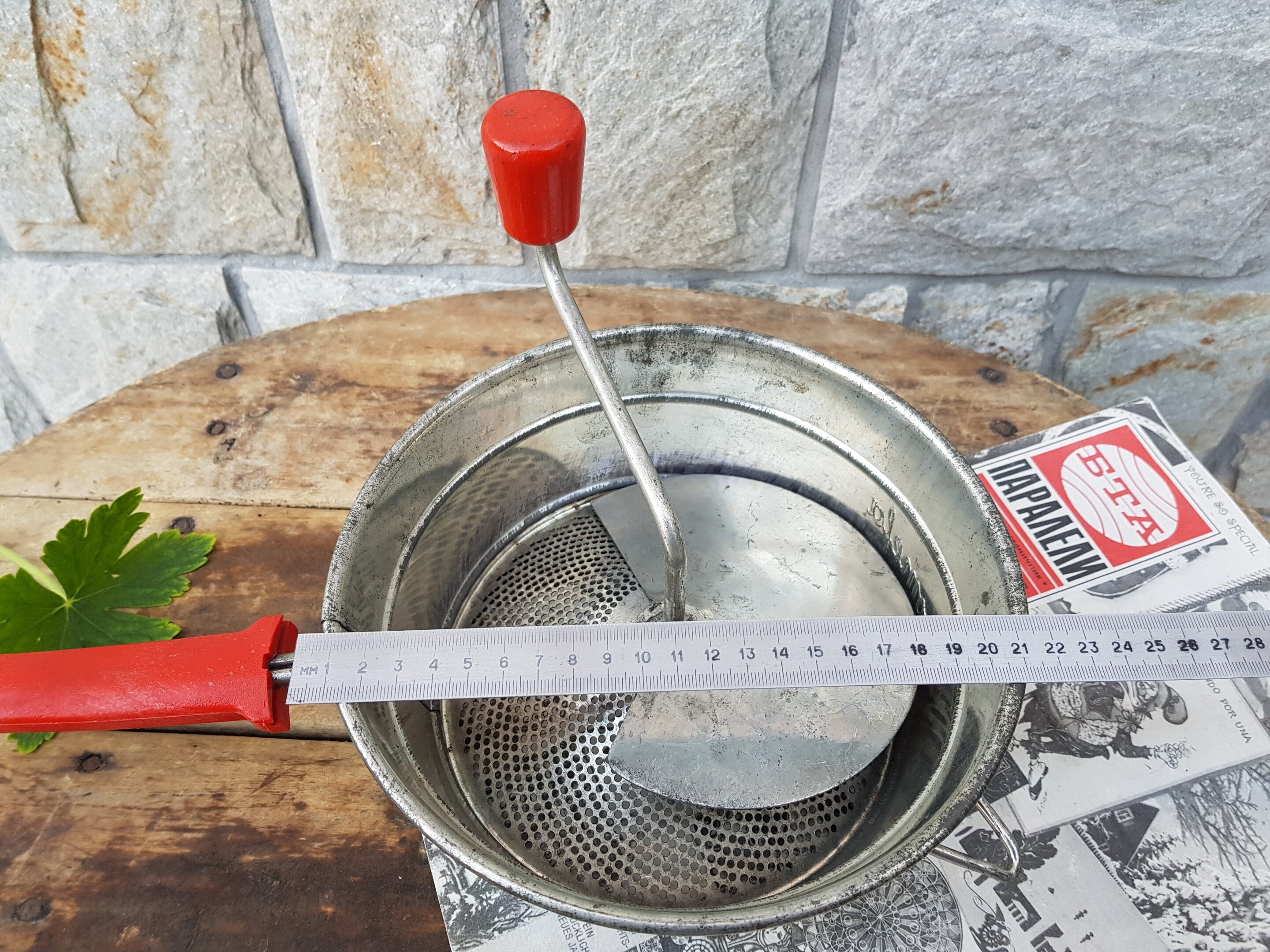 Vintage German Cromefa Tomato Press, Manual Tomato Press, Fruit Press ...