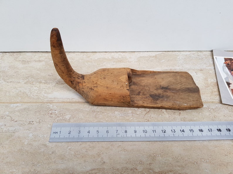 Antique 19th Century Primitive Farm Tool, Wooden Harvest Tool Swap Hook ...