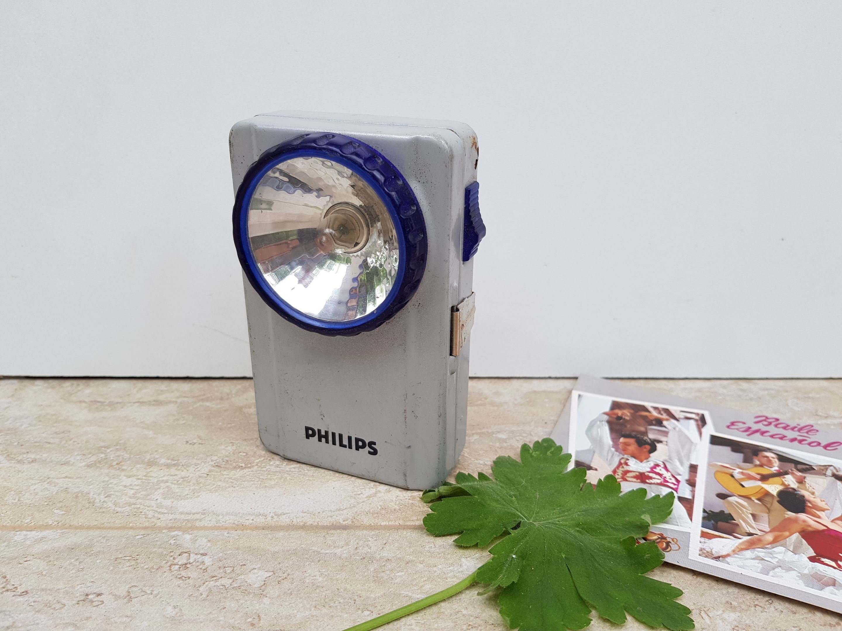 Vintage Philips Flashlight, Metal Pocket Torch, Hand Signal Flashlight ...