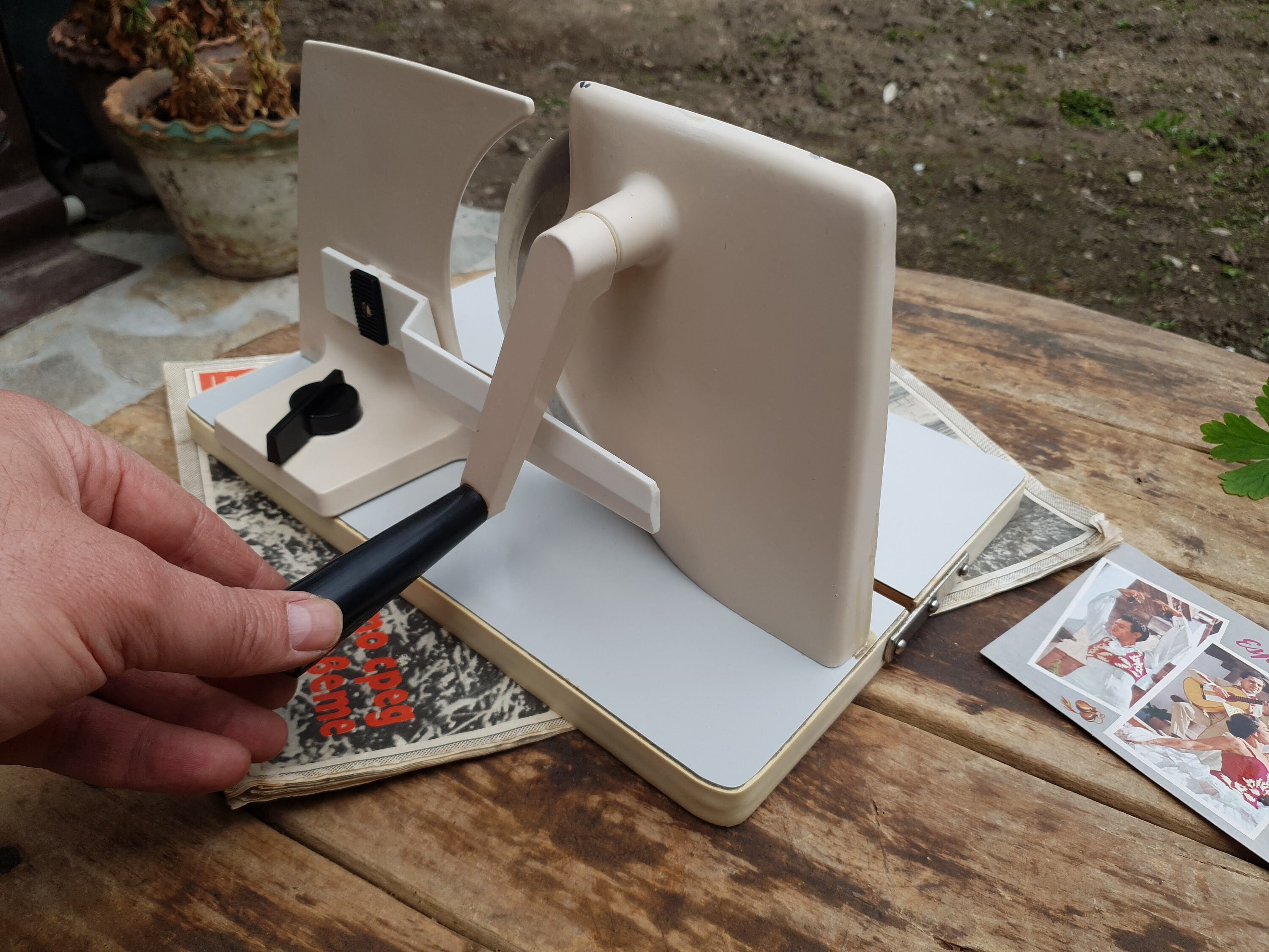 Old Bread Cutting Machine, 60s Bread Collapsible Slicer, Slicing ...