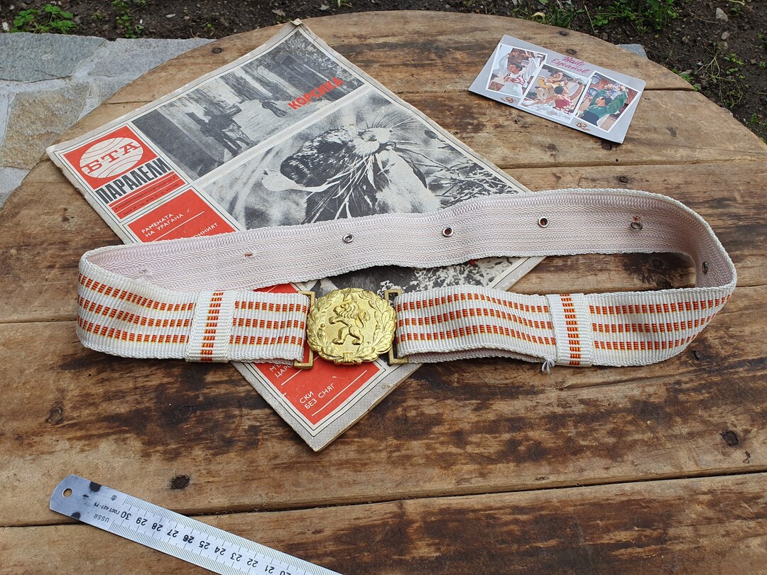Vintage Military Belt, Old Army Belt, Officer Belt, Parad Belt, Men ...