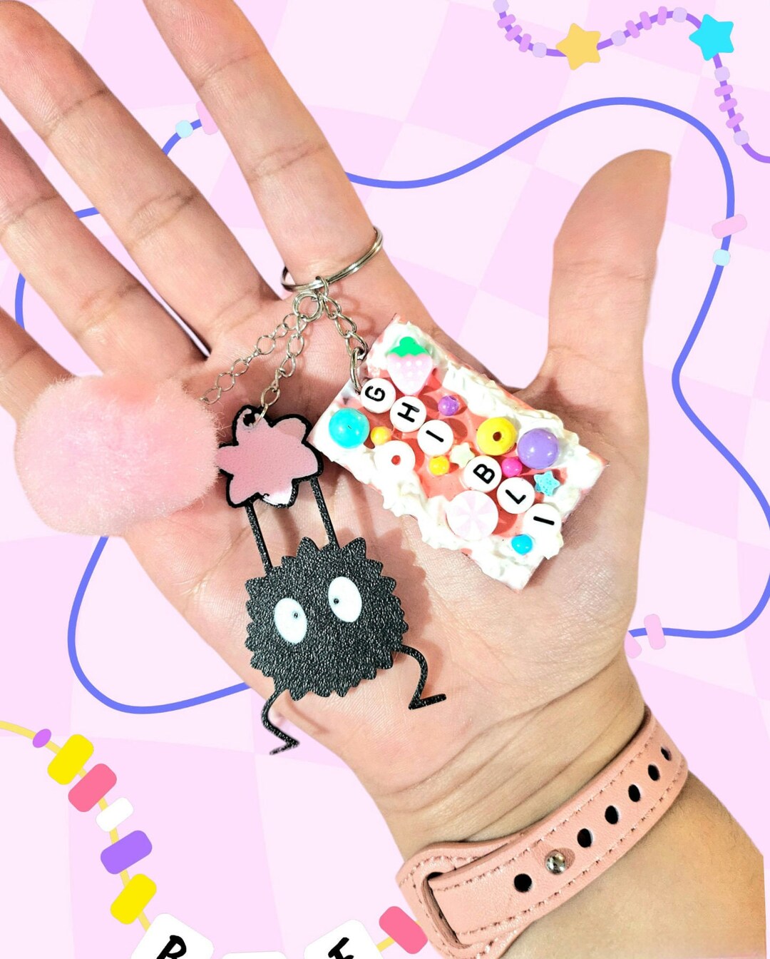 Custom 3D Printed Cute Kawaii Decoden Ghibli Spirited Away Soot Sprite ...