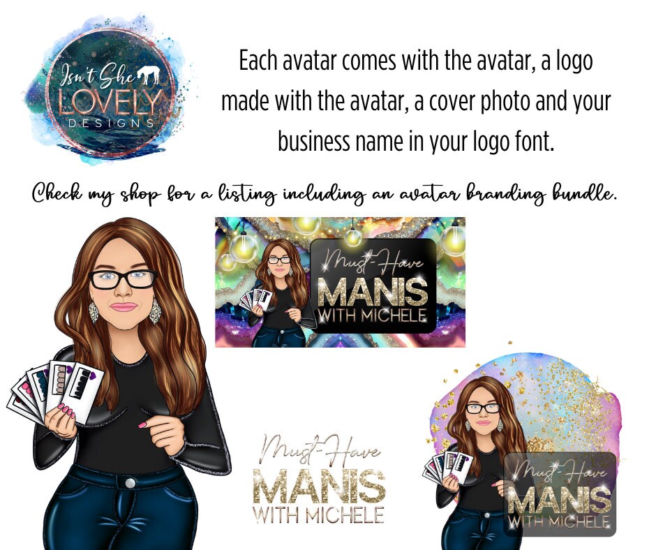 Custom Business Logo Portrait, Beauty Digital Portrait, Logo Design ...