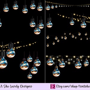 Firefly Lights Glitter Glowing Lights | Set of 43 | 6 Different Bulb ...