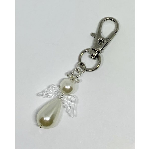 Angel Keyring - Etsy