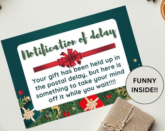 Delayed Gift Notice - Etsy