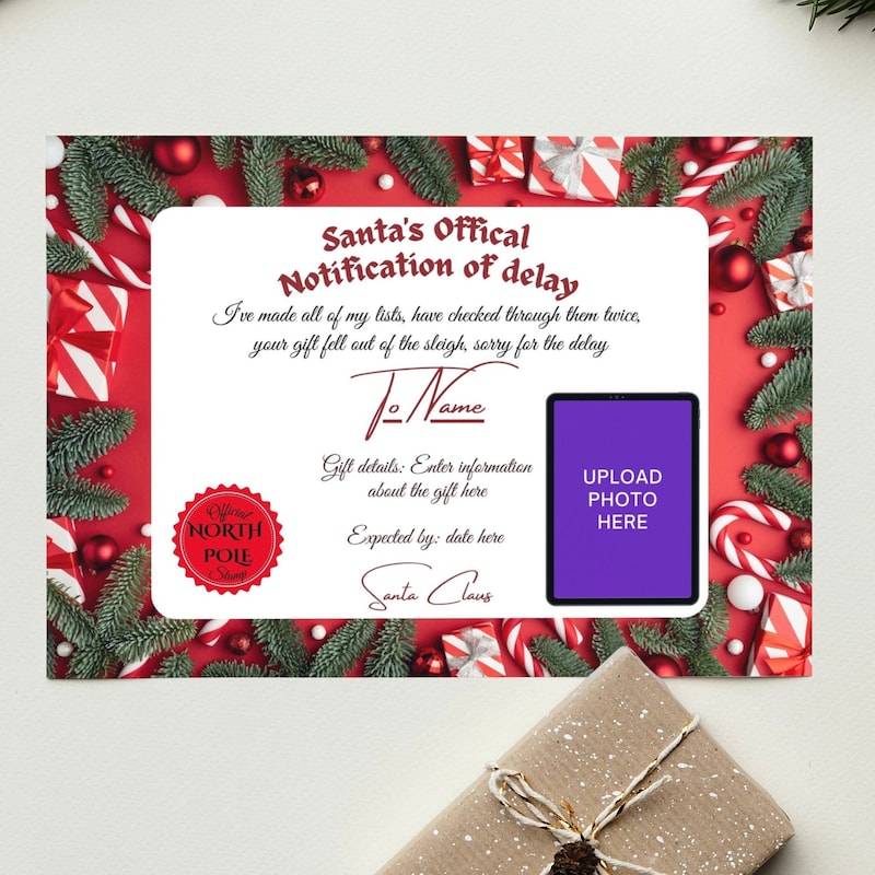 Late Christmas Card - Etsy