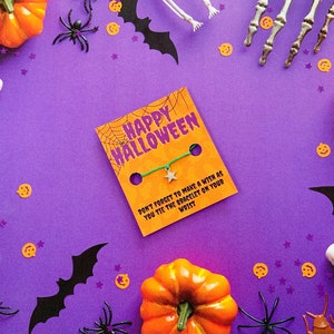 Pumpkin Wish Bracelet Party Favors for Teenage Girls, Jack O Lantern ...