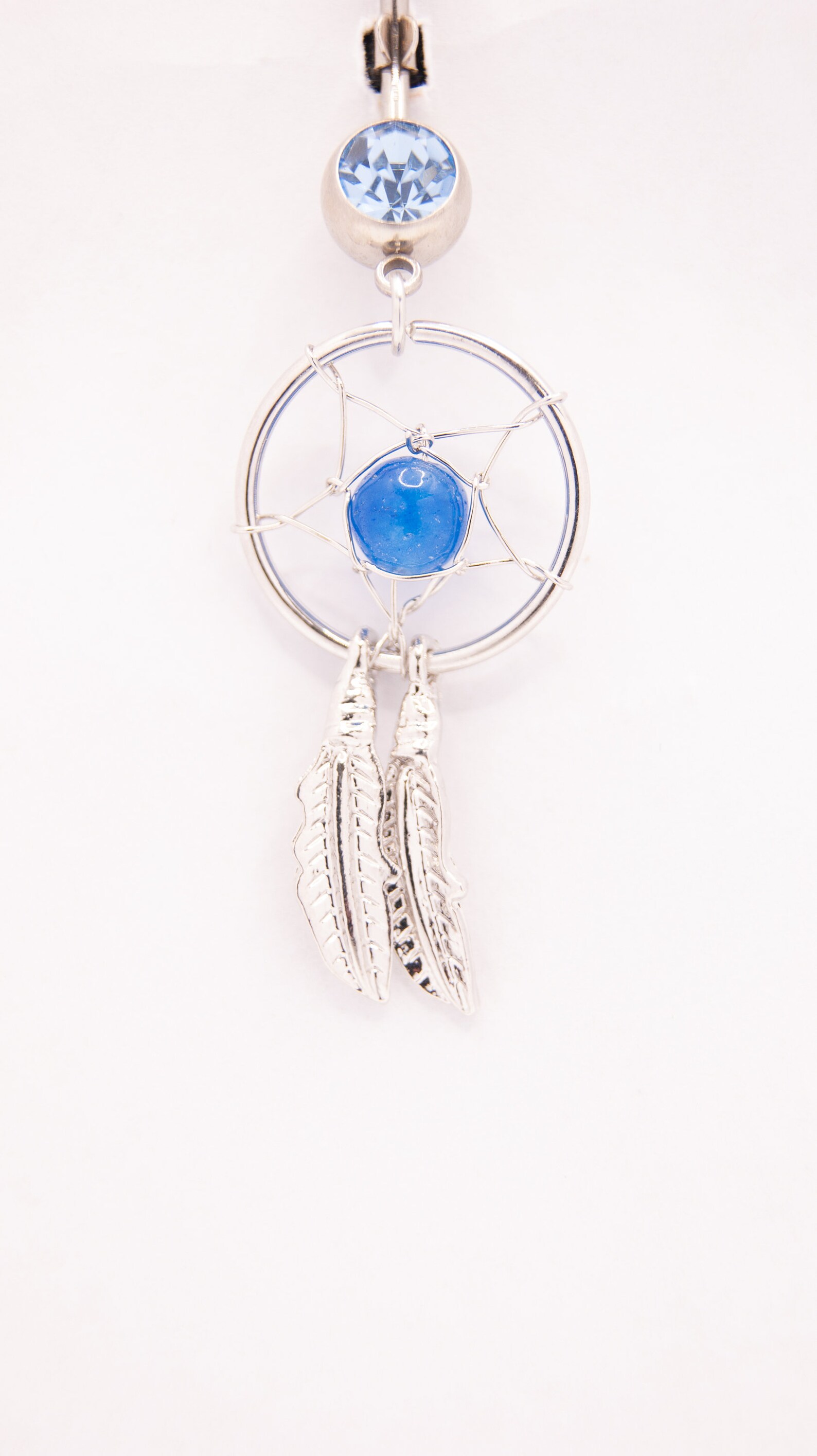 Blue Belly Button Ring Belly Button Jewelry Dangle Beach | Etsy