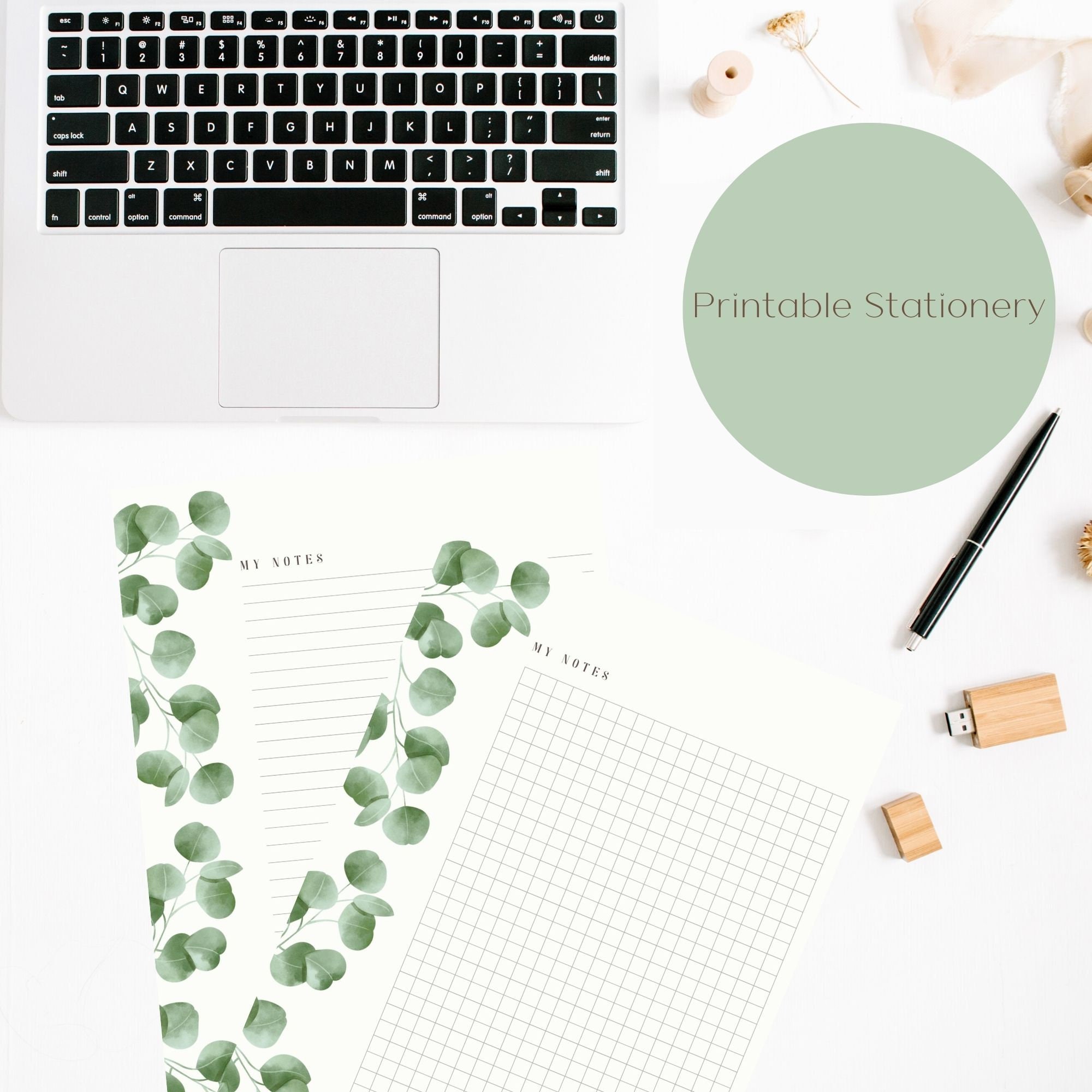 Visual Arts Drawing & Drafting Penpal Eucalyptus Letter Writing Paper ...