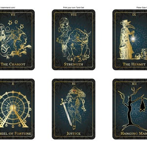 Print Your Own 78 Card Alainn Tarot Deck, Digital File PDF Download. 2. ...