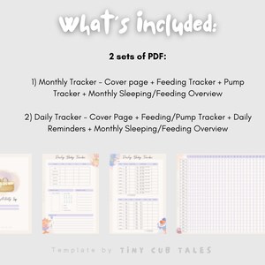 Whimsical Baby Tracker: Daily Feed and Pump Log - Cute Pastel Design ...