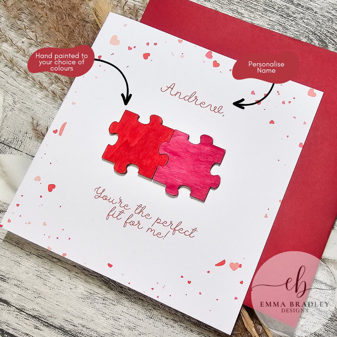VALENTINE'S DAY Anniversary Wedding Engagement Puzzle Jigsaw 'perfect ...