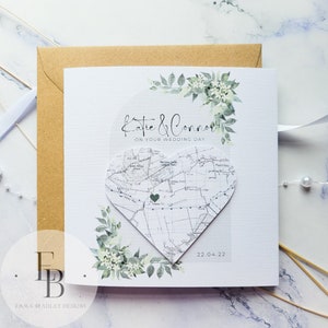 Personalised Location Map of Anywhere With Date Couple Wedding - Etsy