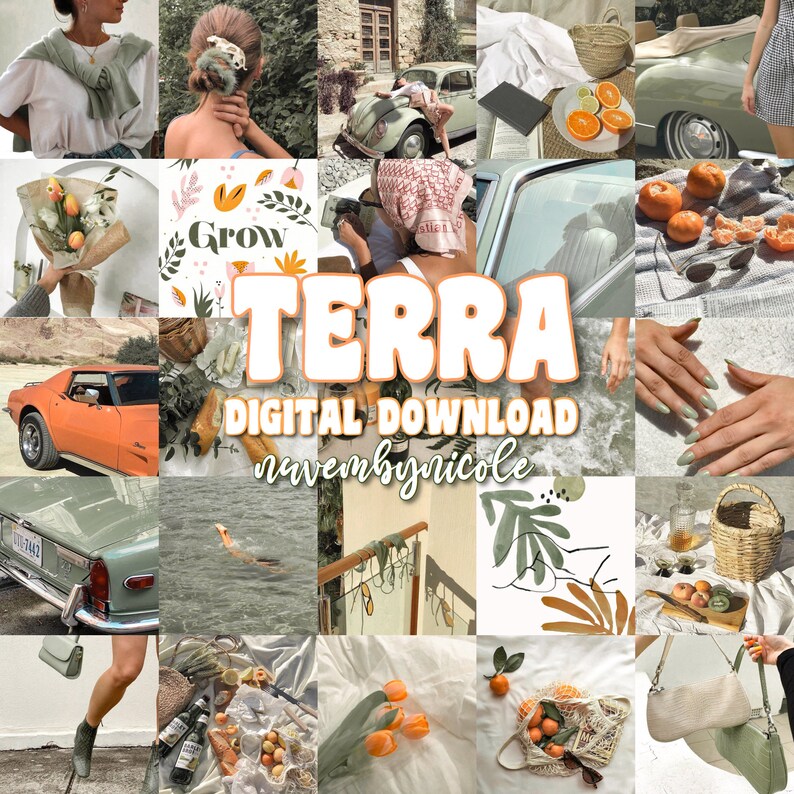 TERRA // Wall Collage Kit // Digital Download - Etsy Canada