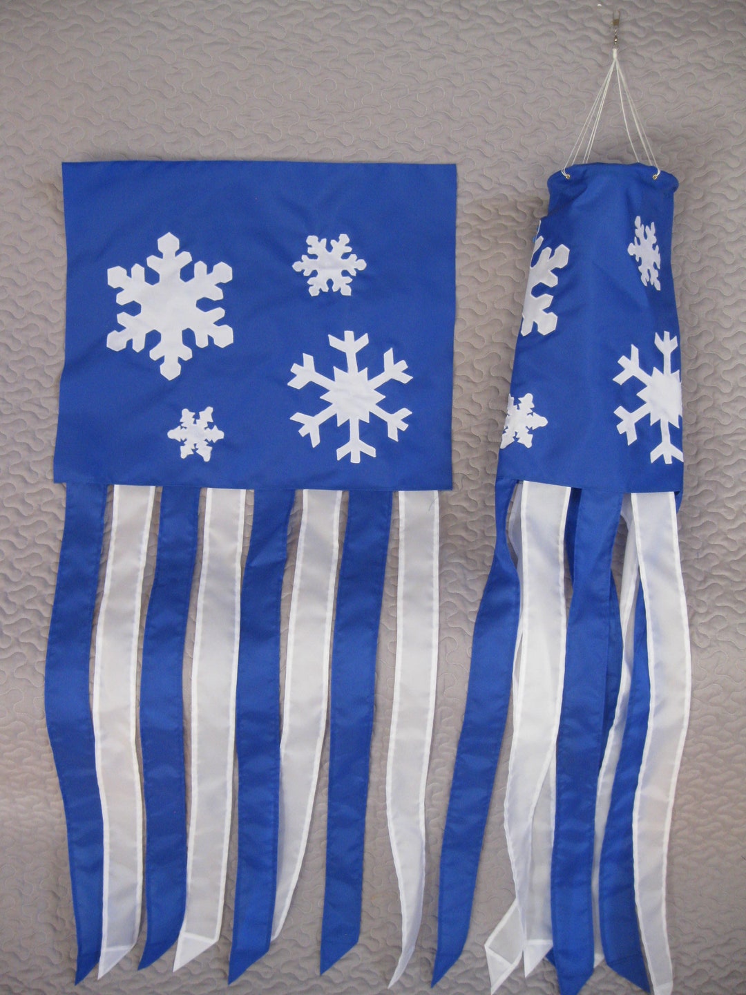 Snowflake Windsock - Etsy