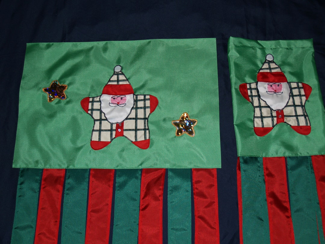 Santa Star Windsock - Etsy