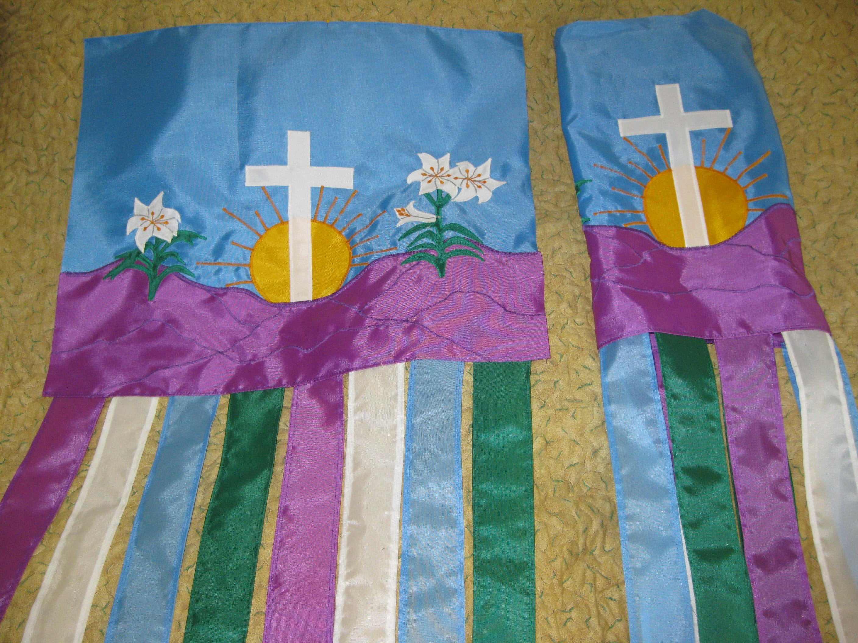 Easter Cross Windsock - Etsy