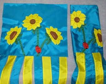 Sunflower Windsock 6 Ft Ripstop Nylon Spinnaker Cloth - Etsy