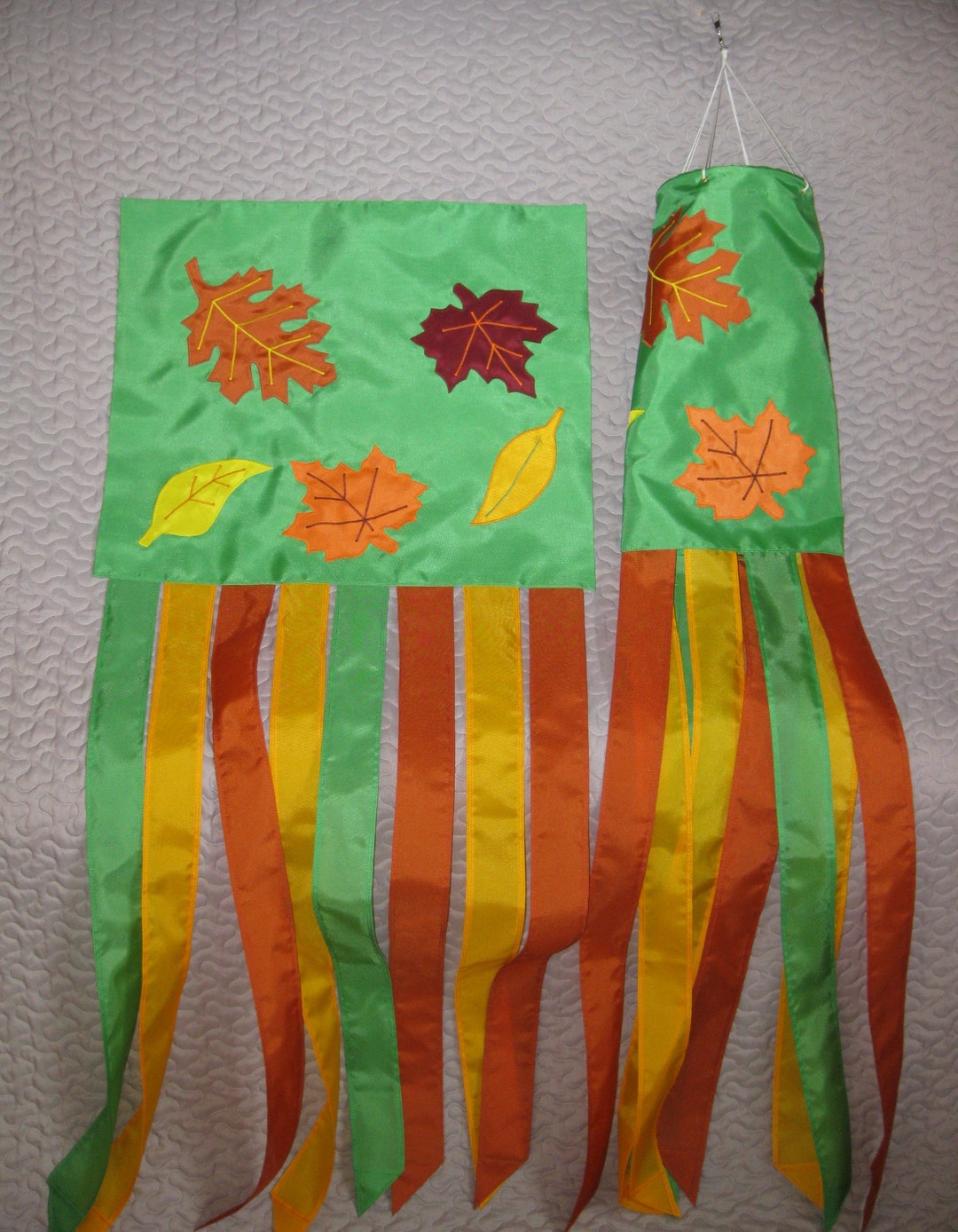 Autumn Leaves Windsock - Etsy