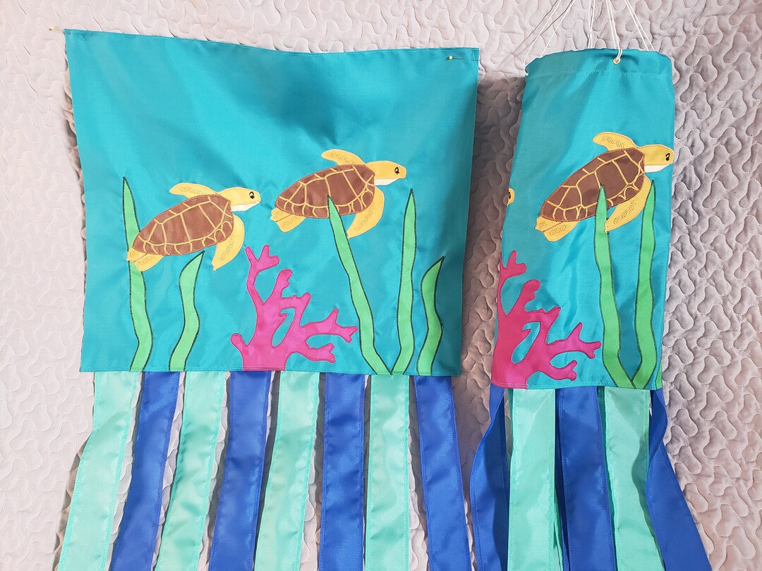Turtle Windsock - Etsy