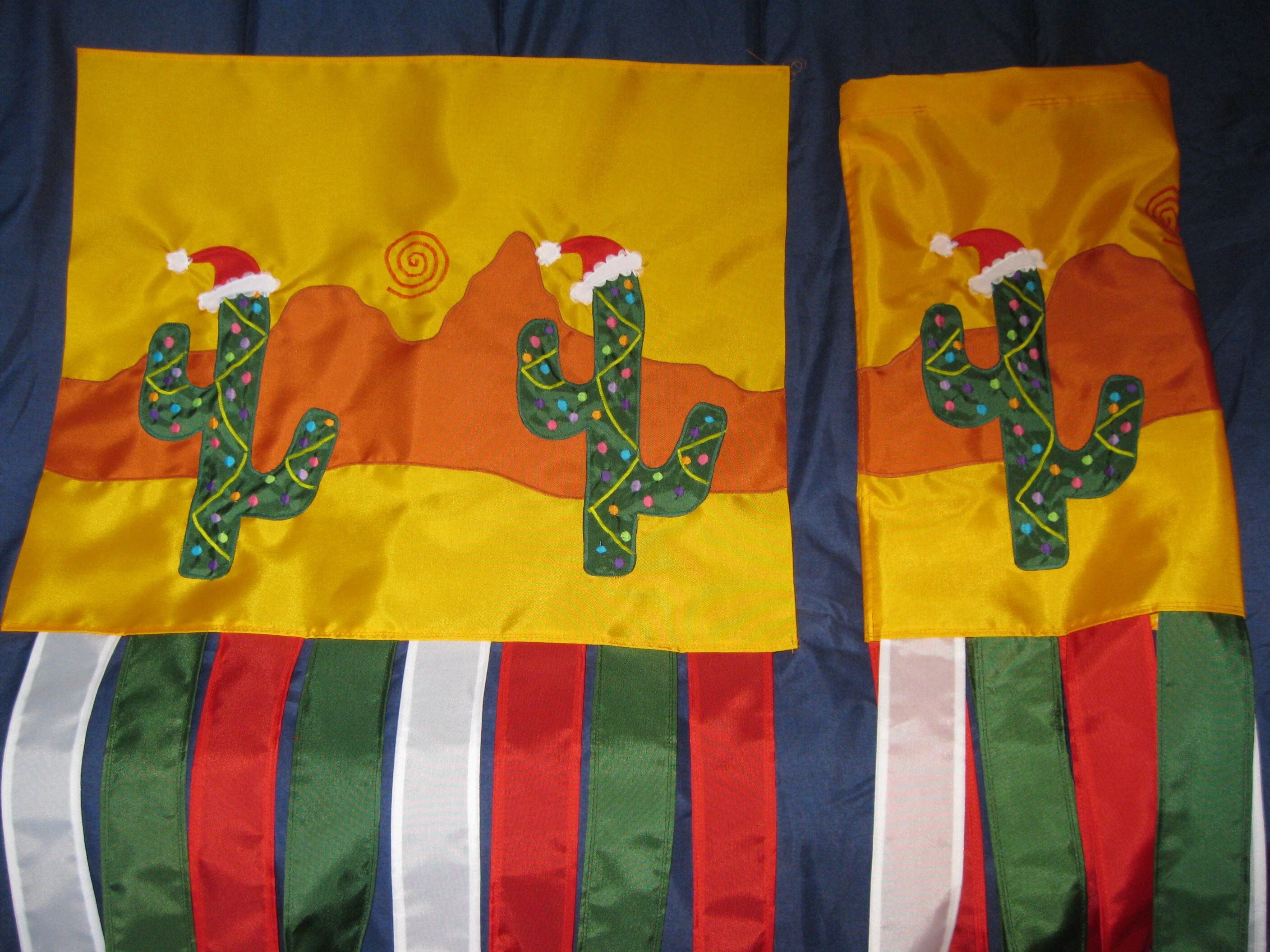 Christmas Cactus Windsock | Etsy