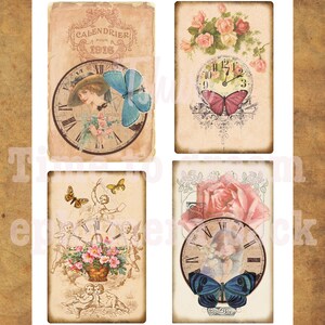 Time to Dream Printable Ephemera Pack, Junk Journal Supplies, Shabby ...
