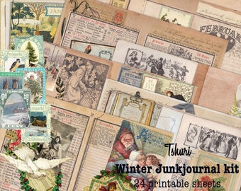 Time to Dream Printable Ephemera Pack Junk Journal Supplies - Etsy