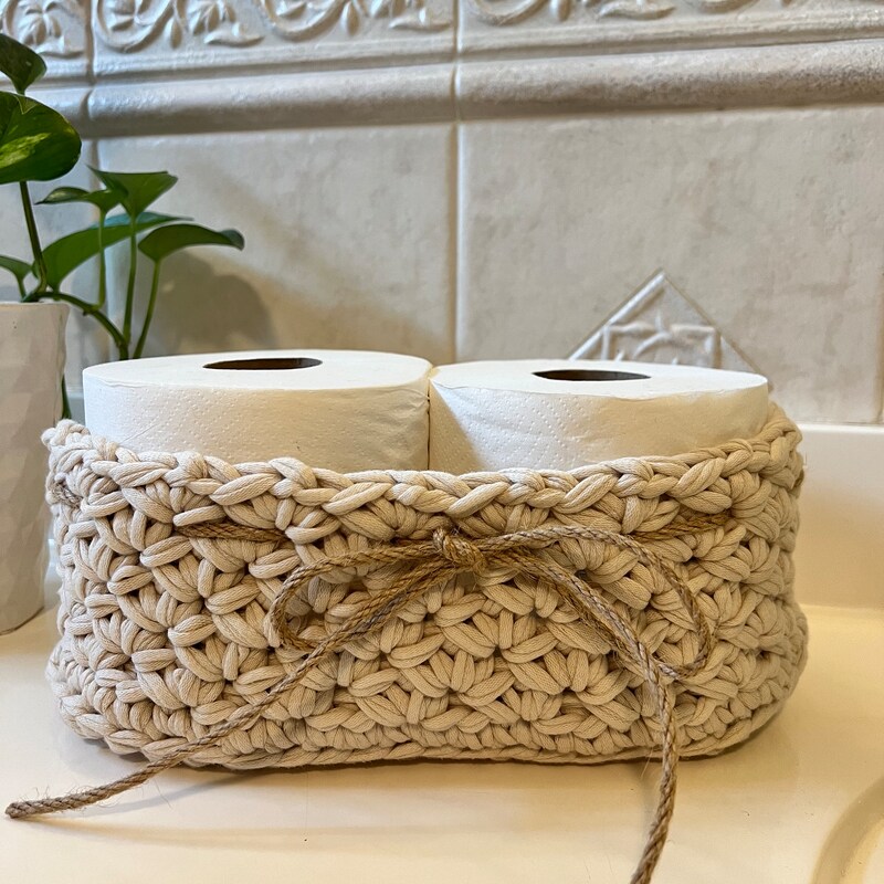 Toilet Paper Basket - Etsy