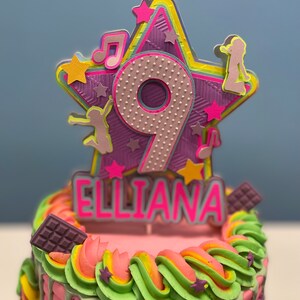 Jump Cake Topper | Dance Theme Party | Birthday Theme | Jump Start ...