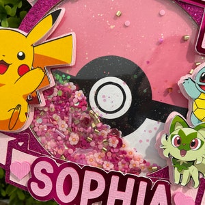 Shaker Cake Topper | Poke Mon Topper | Custom Topper | Birthday Topper ...