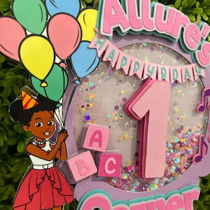 Grace Corner Birthday | Custom Cake Shaker Topper | 3D Topper - Etsy