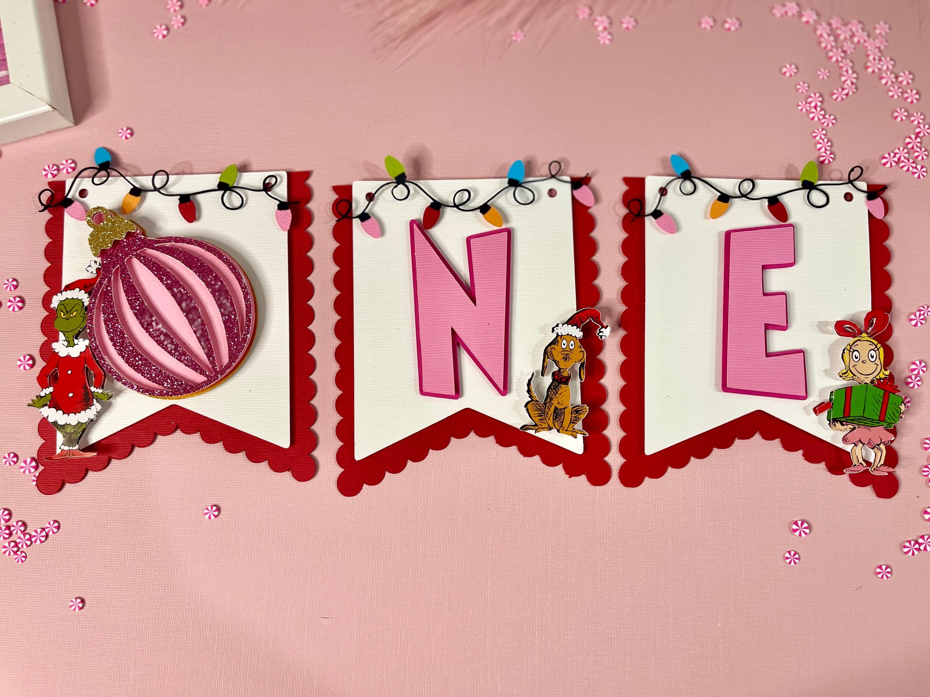 Grinchmas Milestone Banner | the Grinch Birthday Banner | First ...