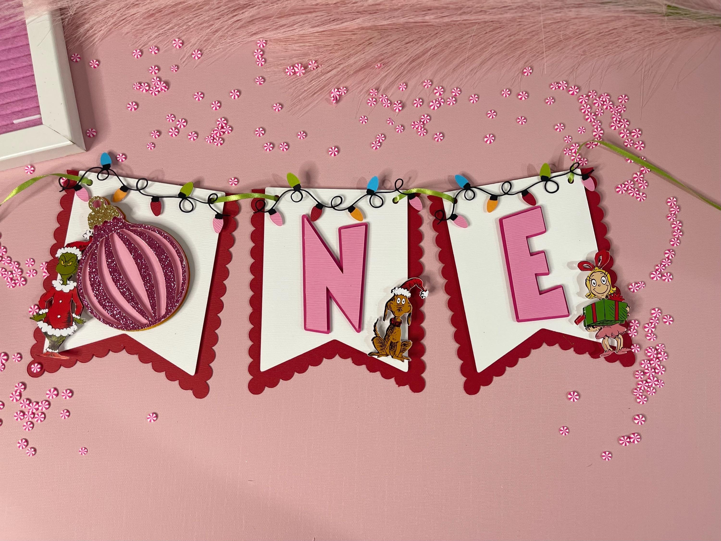 Grinchmas Milestone Banner | the Grinch Birthday Banner | First ...