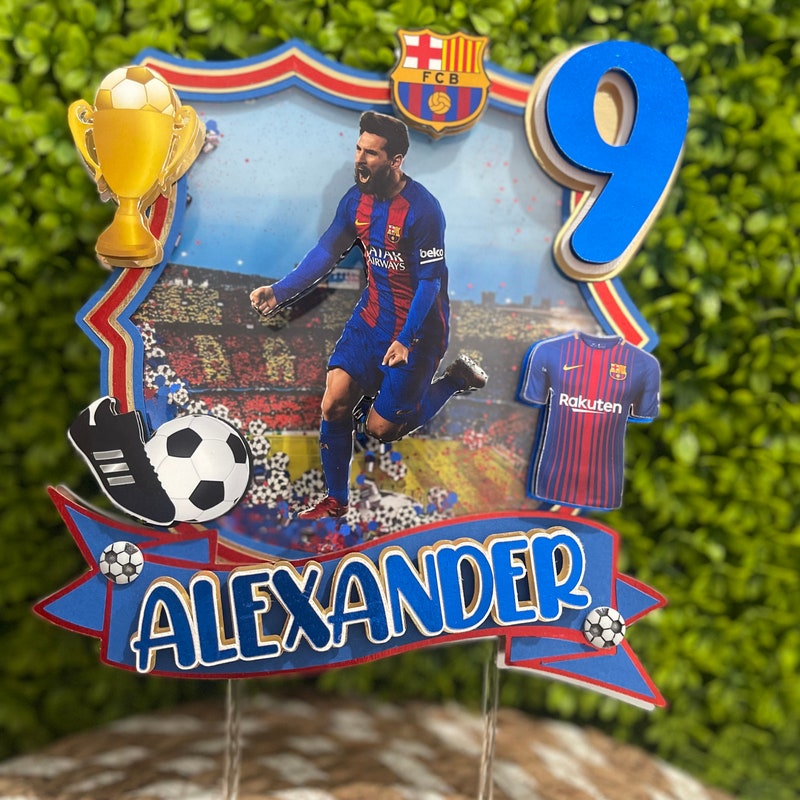 Messi Cake Topper Svg - Etsy
