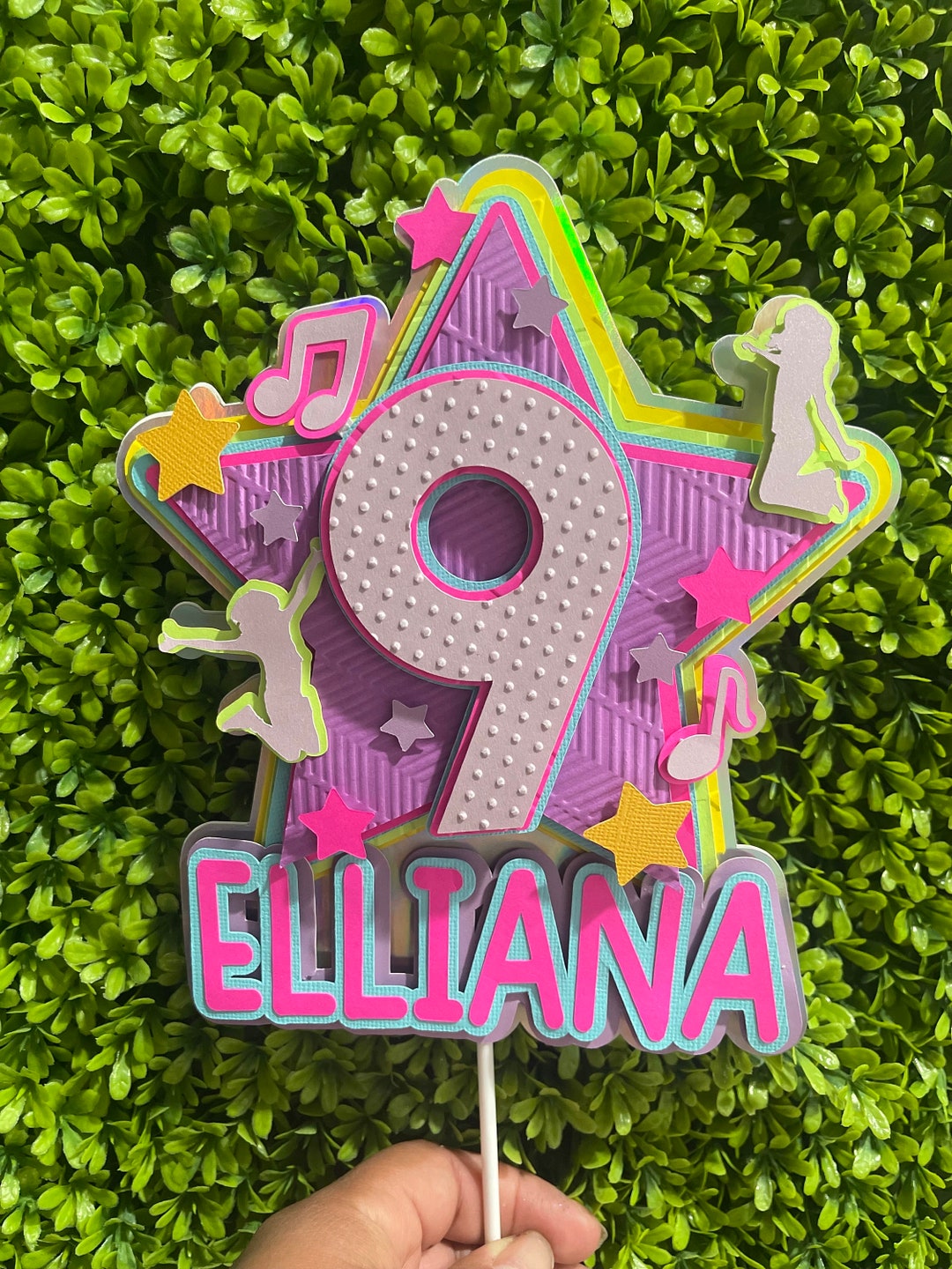 Jump Cake Topper | Dance Theme Party | Birthday Theme | Jump Start ...