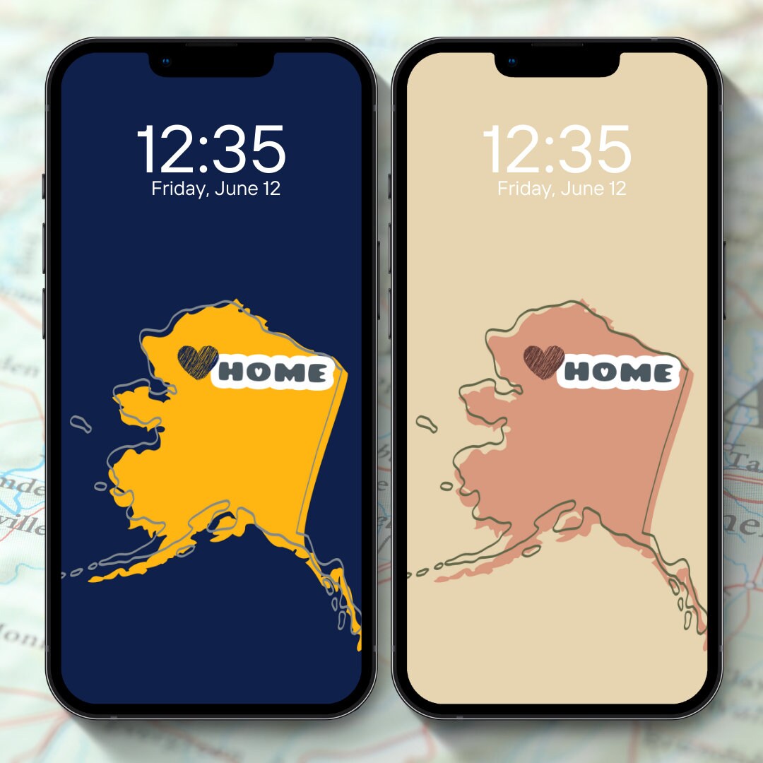 Alaska iPhone Wallpaper State iPhone Background Home USA Background ...