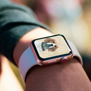 Beagle Apple Watch Background Dog Apple Watch Wallpaper Beagle Paw ...